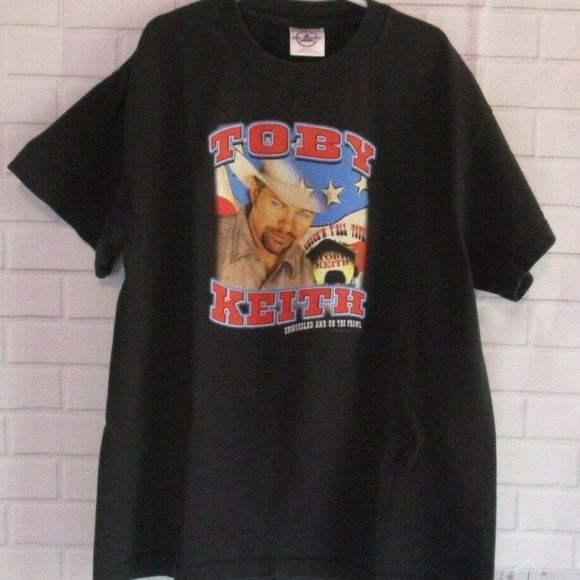 Toby Keith | Shirts & Tops | Tobykeith 203 Shockn Yall Tour Tshirt ...